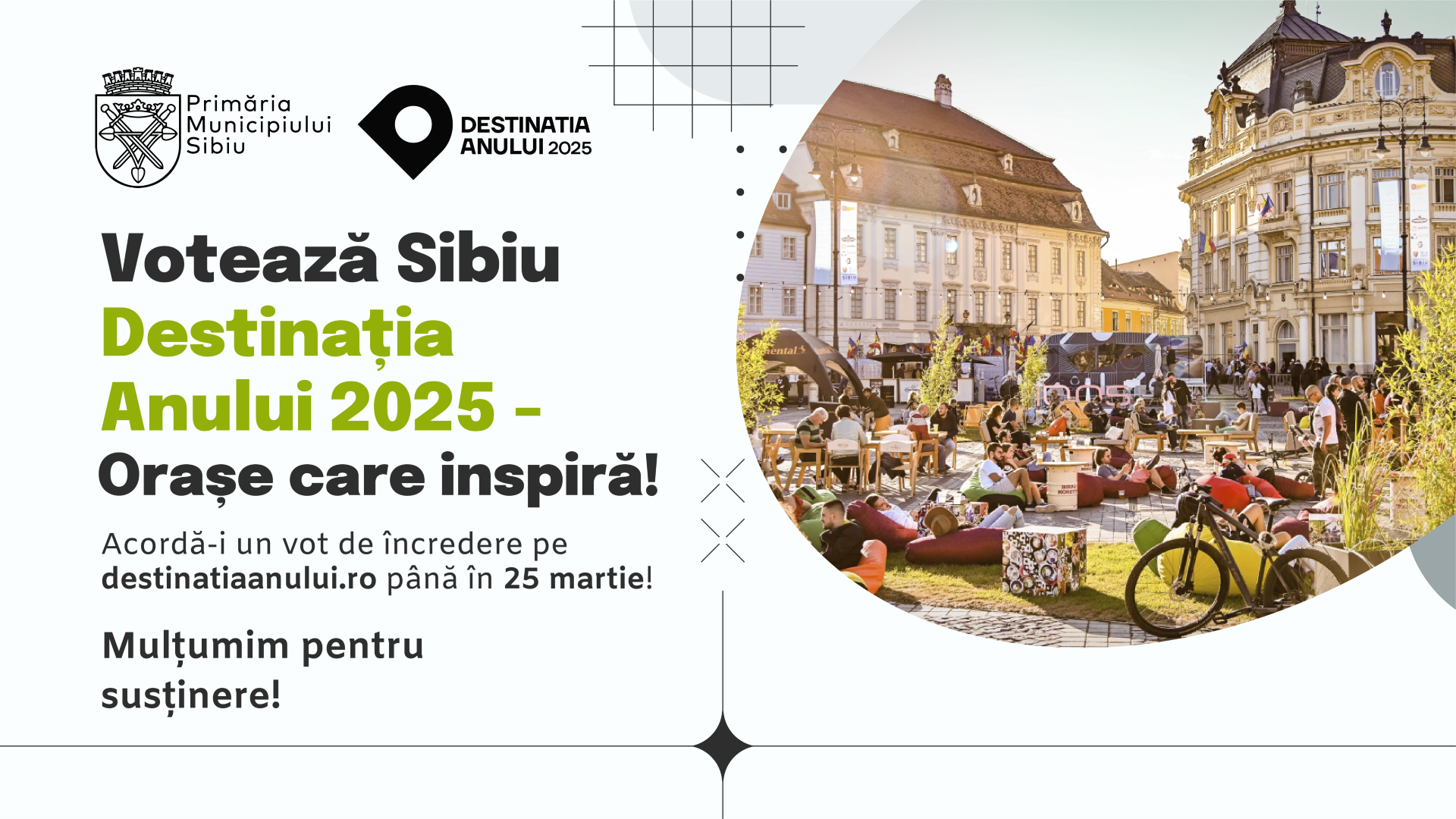 Sibiul este finalist în competiția Destinația Anului 2025 în turism ...
