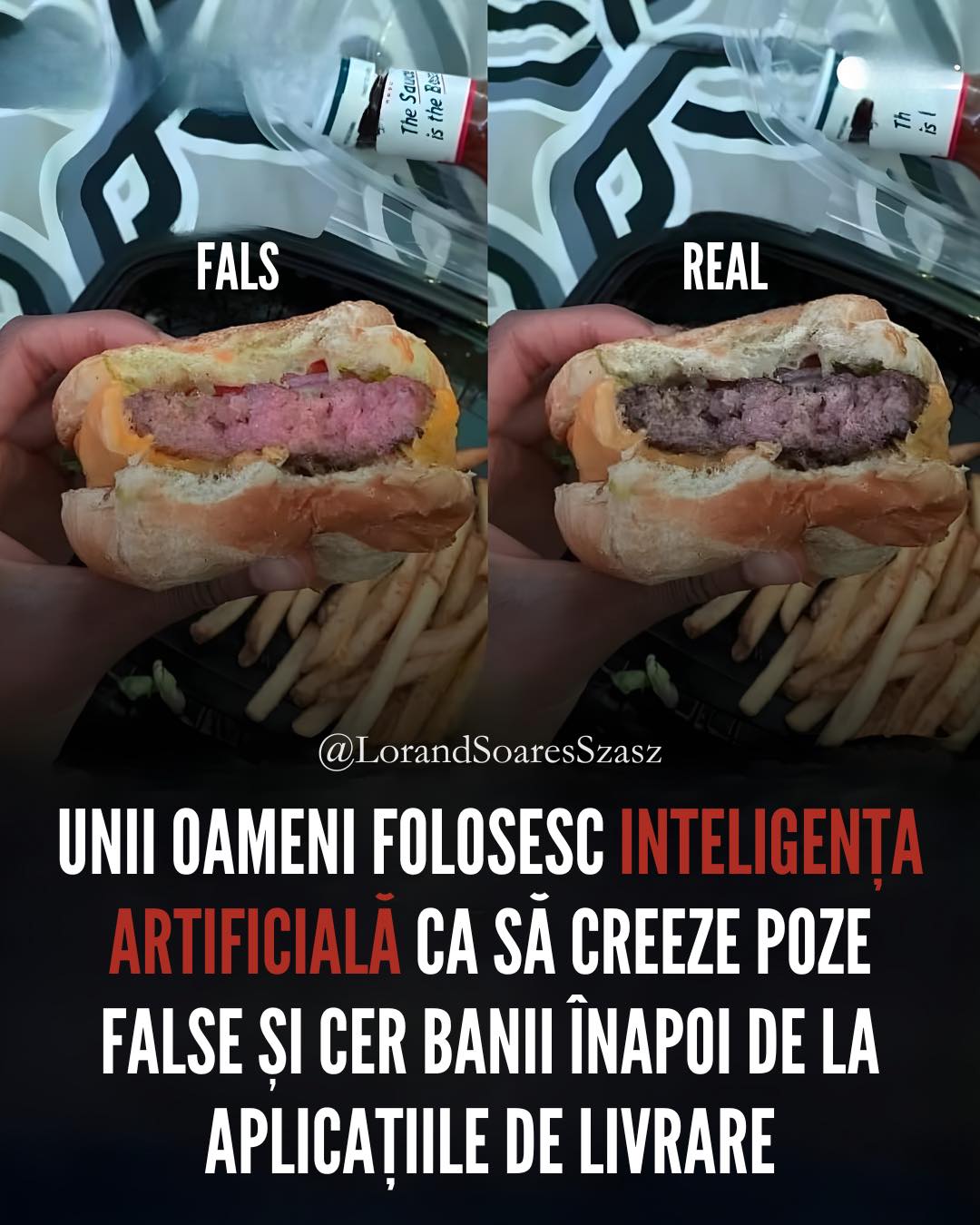 FOTO: Te-ai fi gândit la asta? Oamenii reclamă mâncarea livrată acasă ...