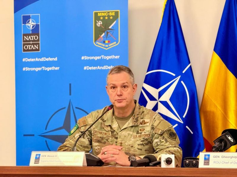 Generalul-șef al NATO, Alexus G. Grynkewich, prezent astăzi la Sibiu ...